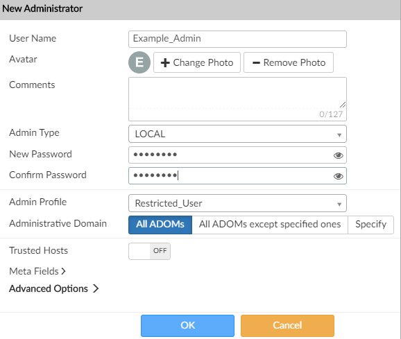 Setting Up Administrator Accounts Fortianalyzer Bigdata Private Cloud 7 4 0 Fortinet